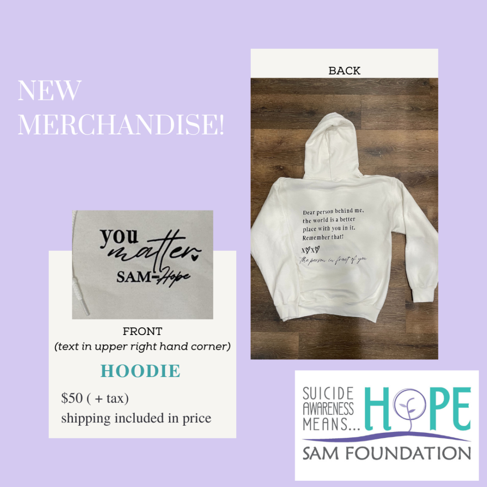 Merch – The SAM Foundation – Suicide Prevention & Awareness – Georgia ...